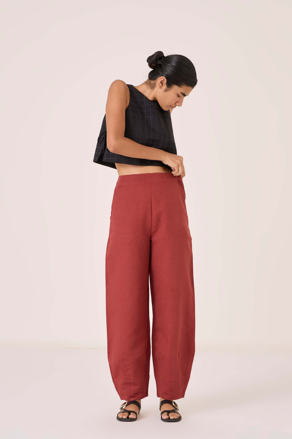 Cariad Umber Pants – The Summer House